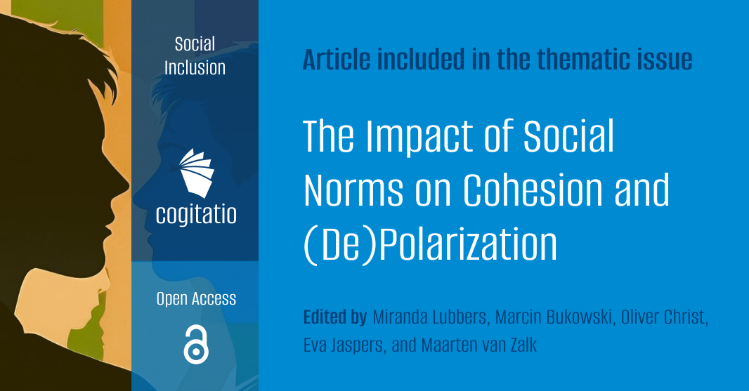 The Impact of Social Norms on Cohesion and (De)Polarization | Editorial ...