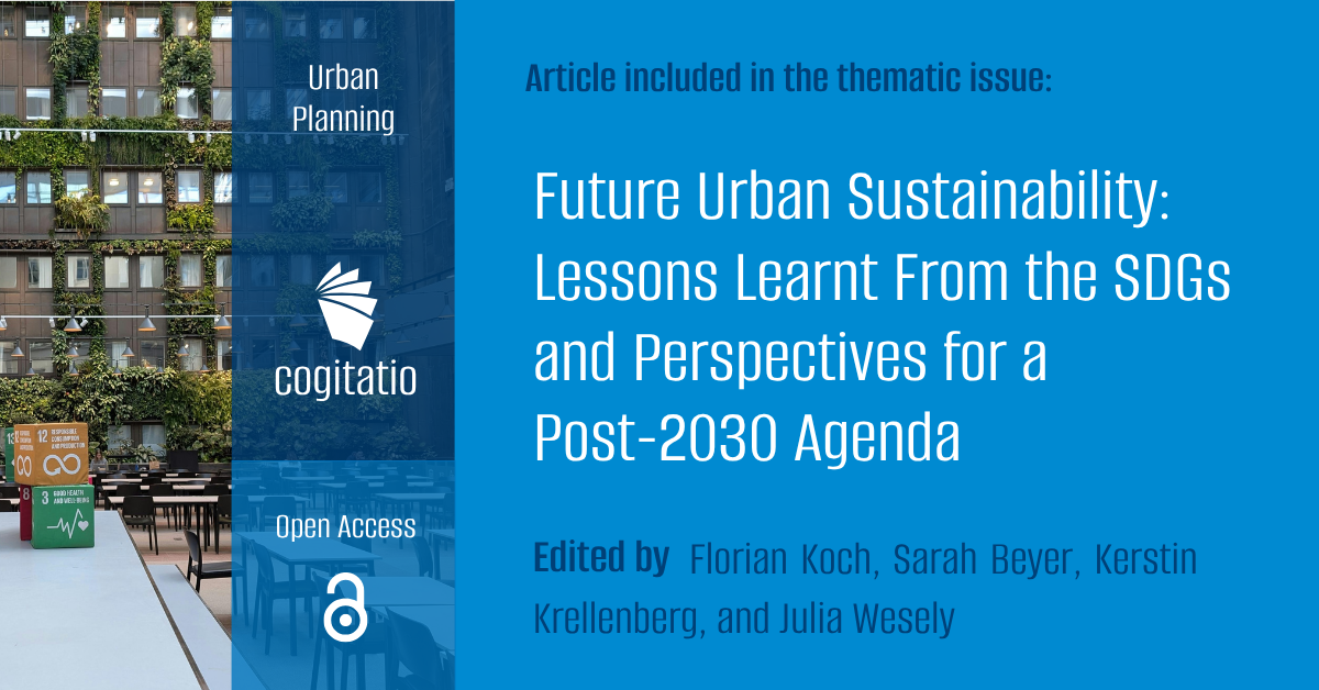 Future Urban Sustainability: Lessons Learnt From the SDGs and ...